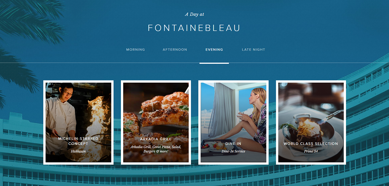 Fontainebleau Website | Encore Miracle